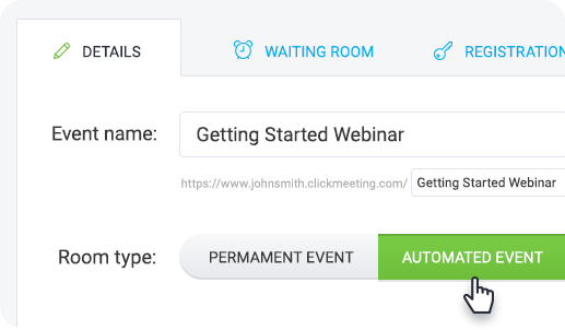 Automated webinar - Put your webinars on autopilot | ClickMeeting